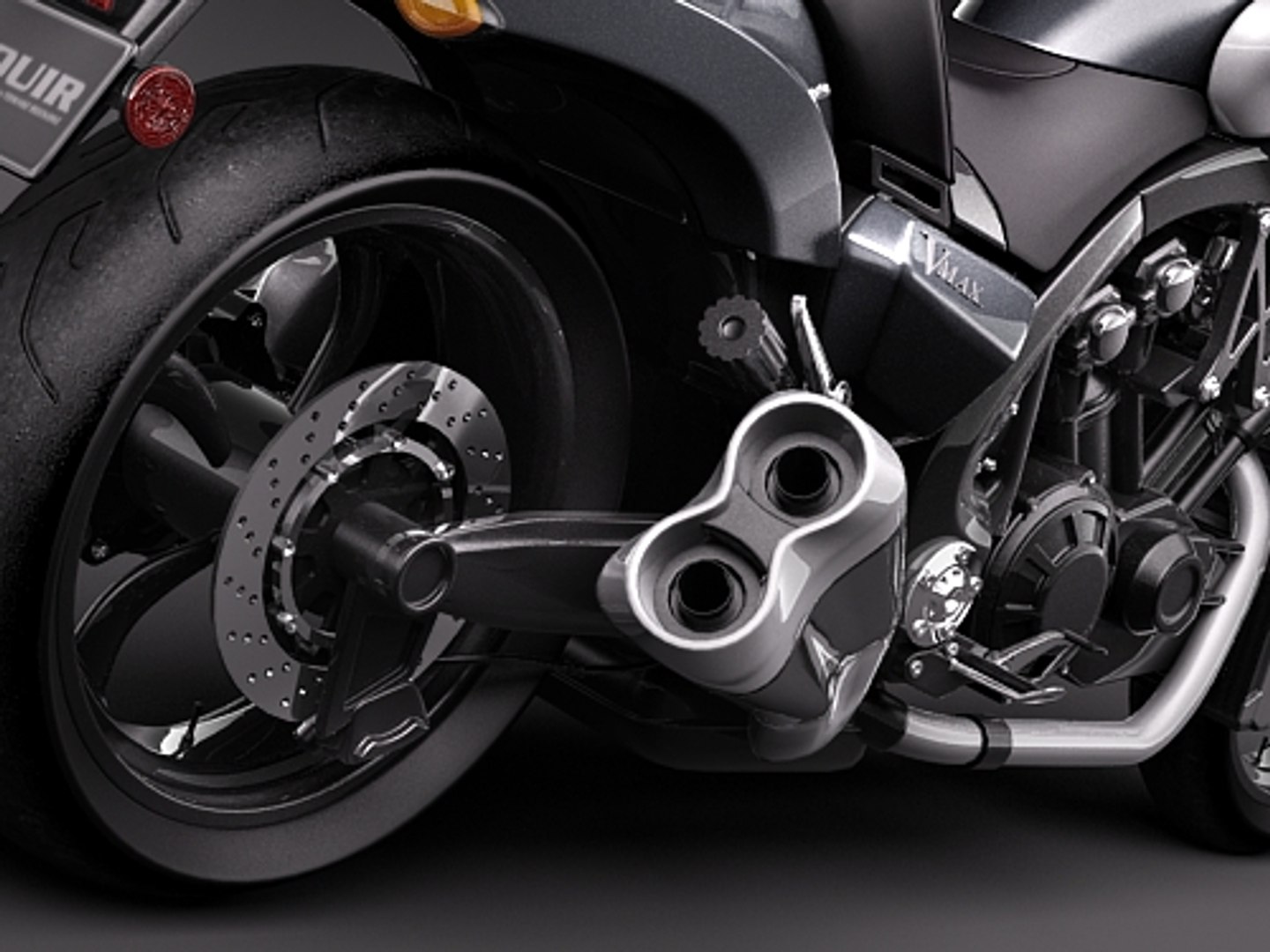 Yamaha Star V V-max 3d 3ds