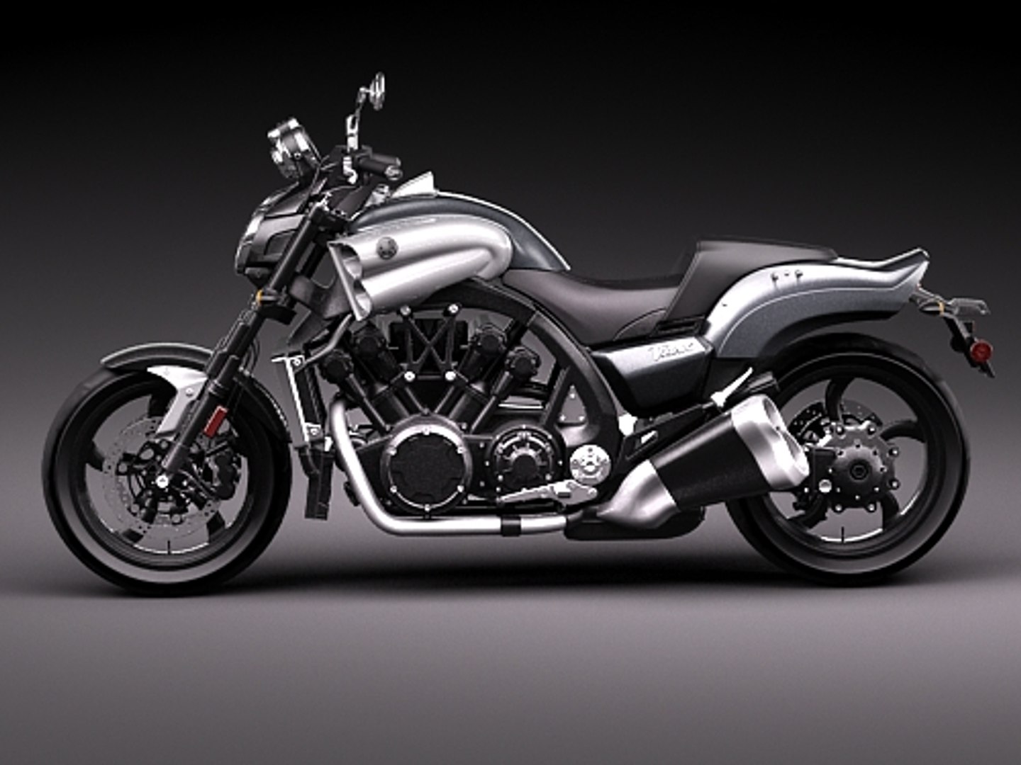 Yamaha Star V V-max 3d 3ds