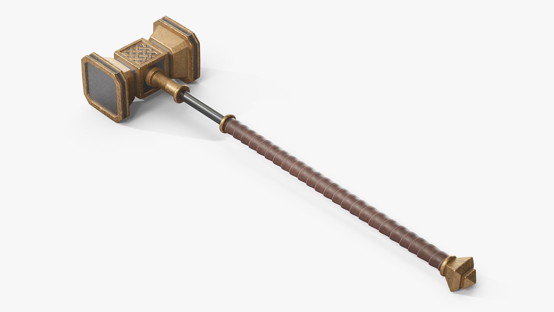 Two Handed Battle Hammer 3D Model - TurboSquid 2396476
