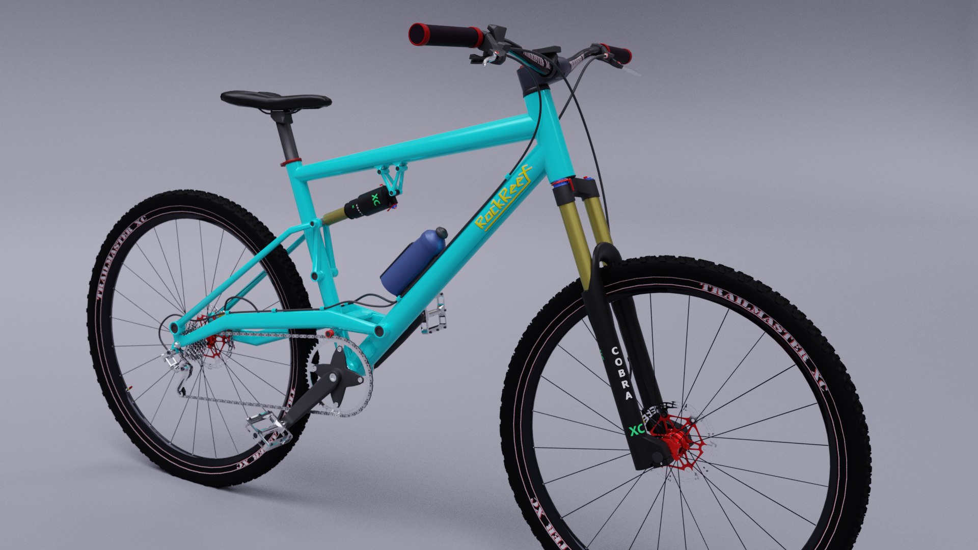 Free Mtb Suspension Bike 3D Model - TurboSquid 1593465