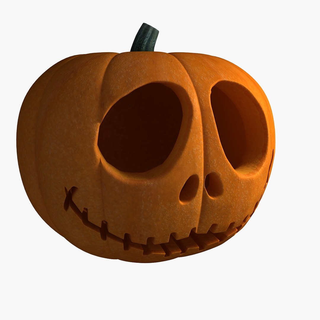 3ds Pumpkin Jack Lantern