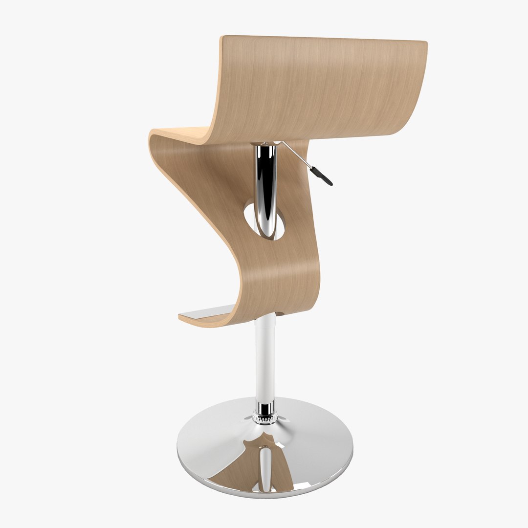 Realistic Bar Stool 3D Model - TurboSquid 1328651