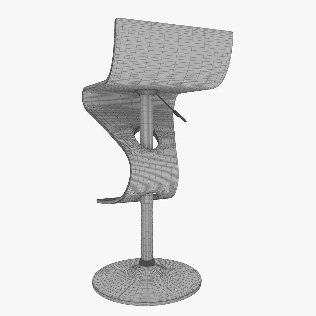 Realistic Bar Stool 3D Model - TurboSquid 1328651
