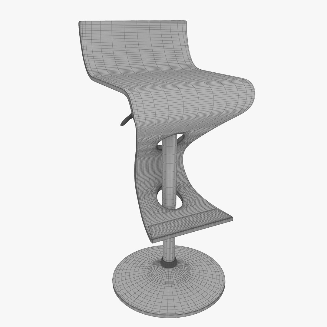 Realistic Bar Stool 3D Model - TurboSquid 1328651
