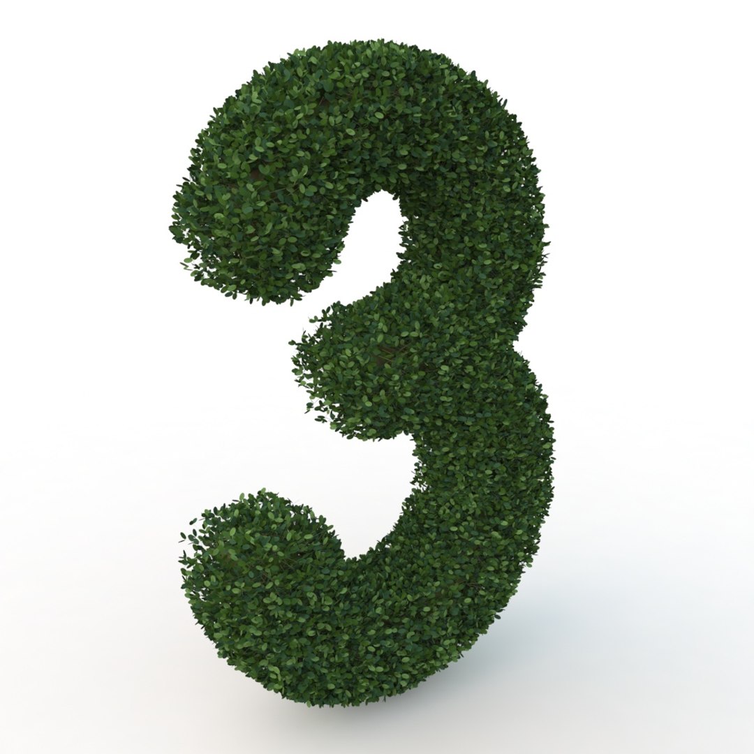 3D 3 hedge - TurboSquid 1453113