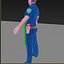 3d security officer model