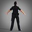 3d security officer model