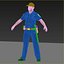 3d security officer model