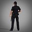 3d security officer model