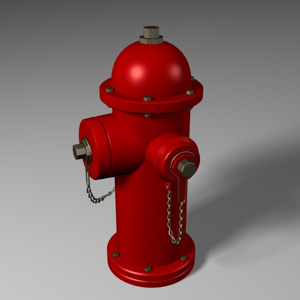 3d hydrant model
