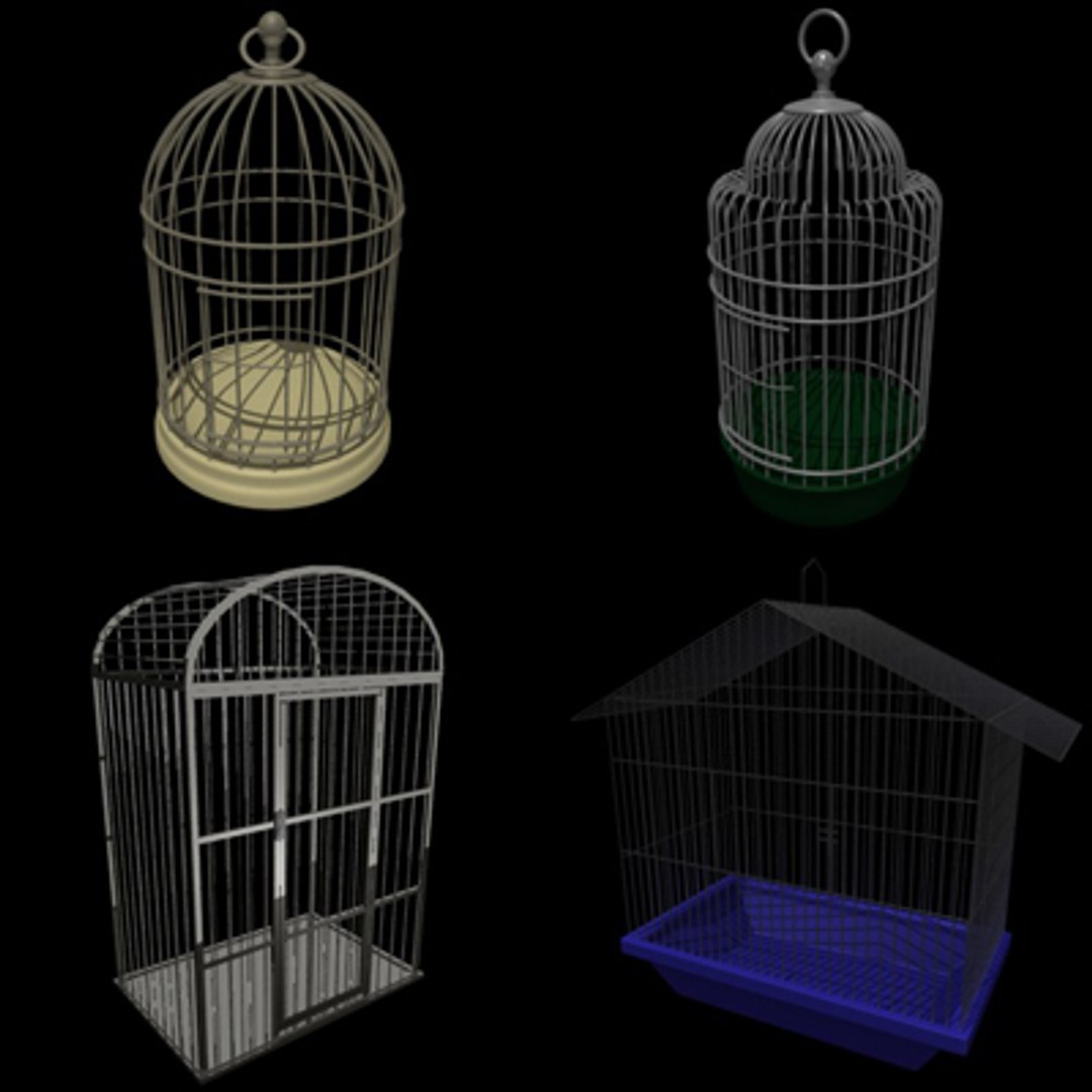 Bird Cages 3d Model