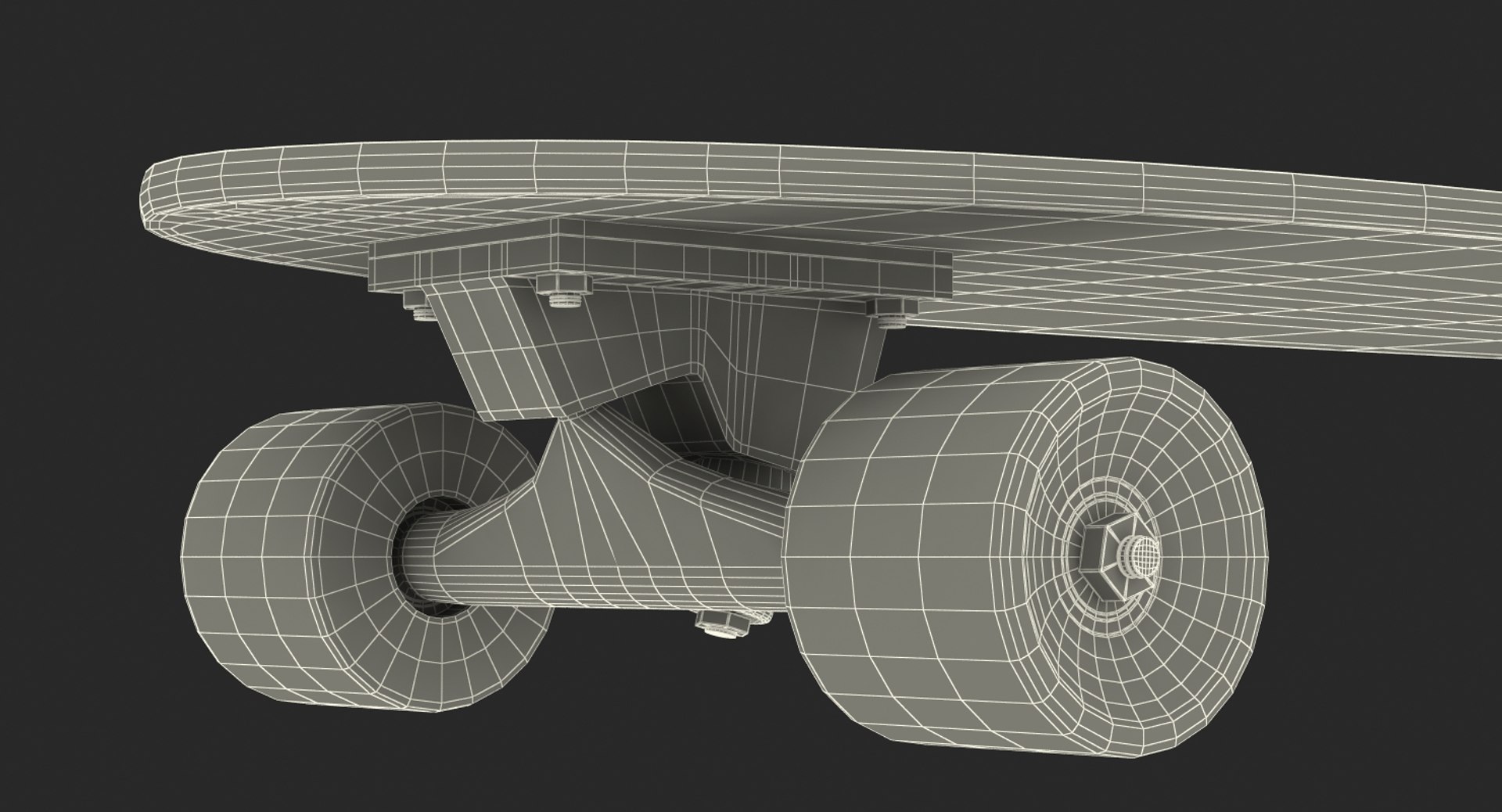 3D Fishtail Cruiser Skateboard Slackers - TurboSquid 1161781