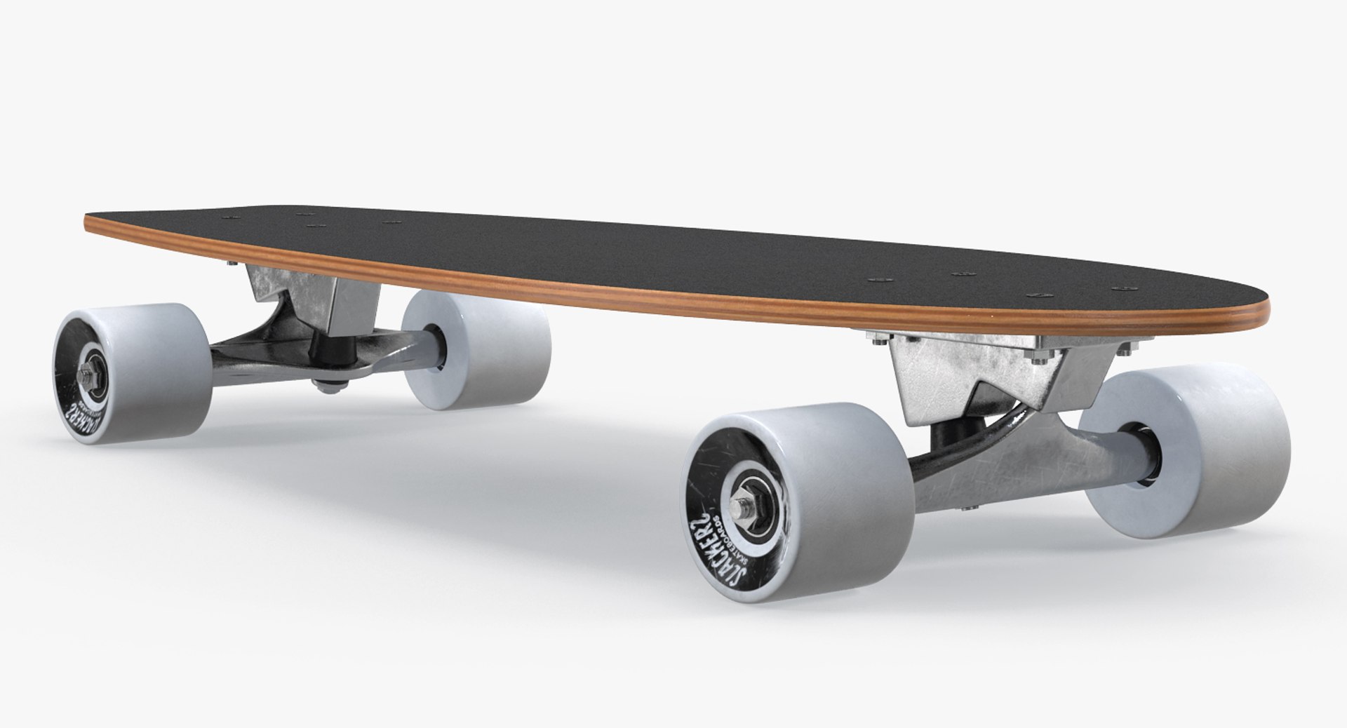 3D Fishtail Cruiser Skateboard Slackers - TurboSquid 1161781