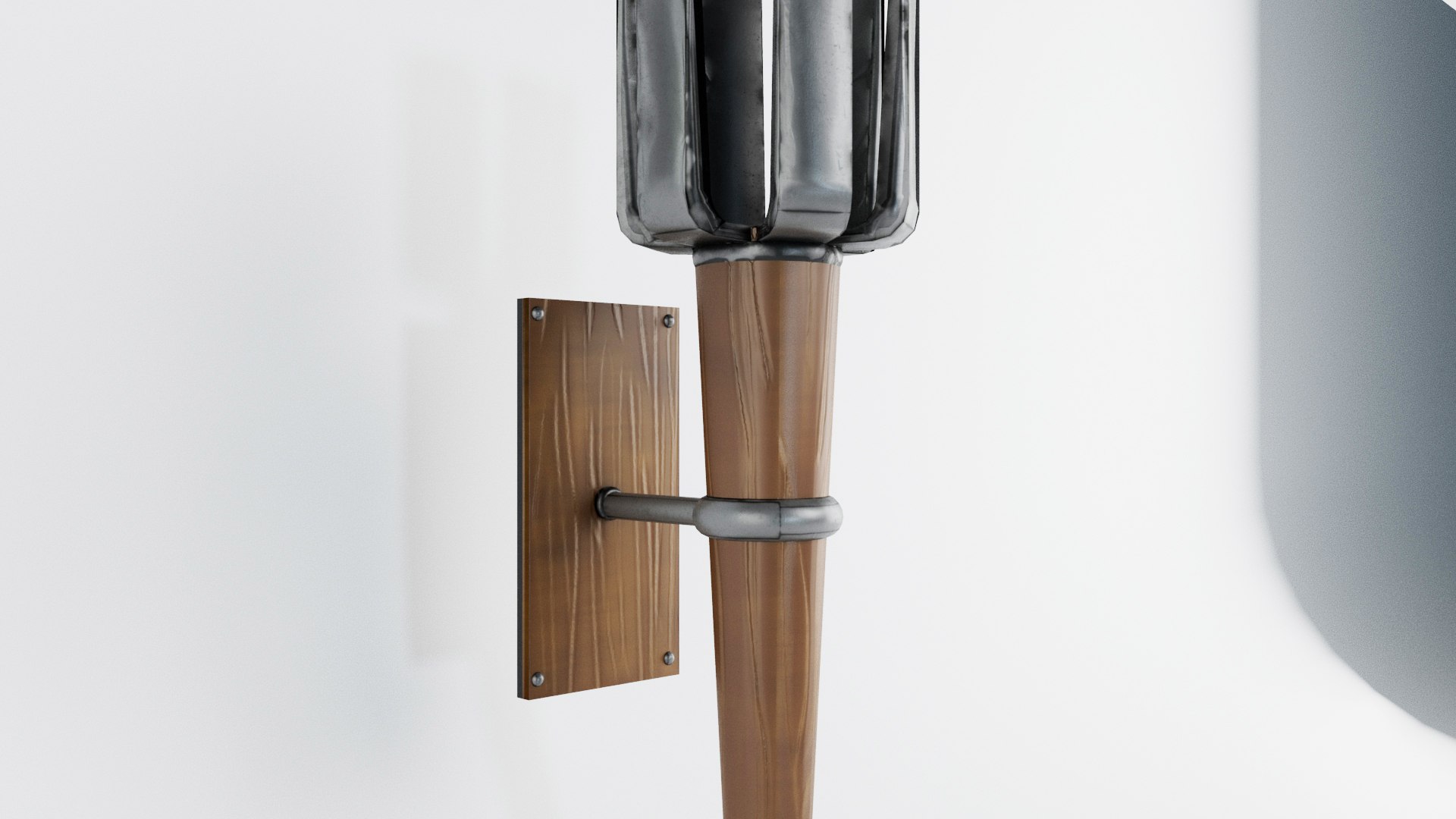 3D model Stylized Torch Game Ready - TurboSquid 1779465