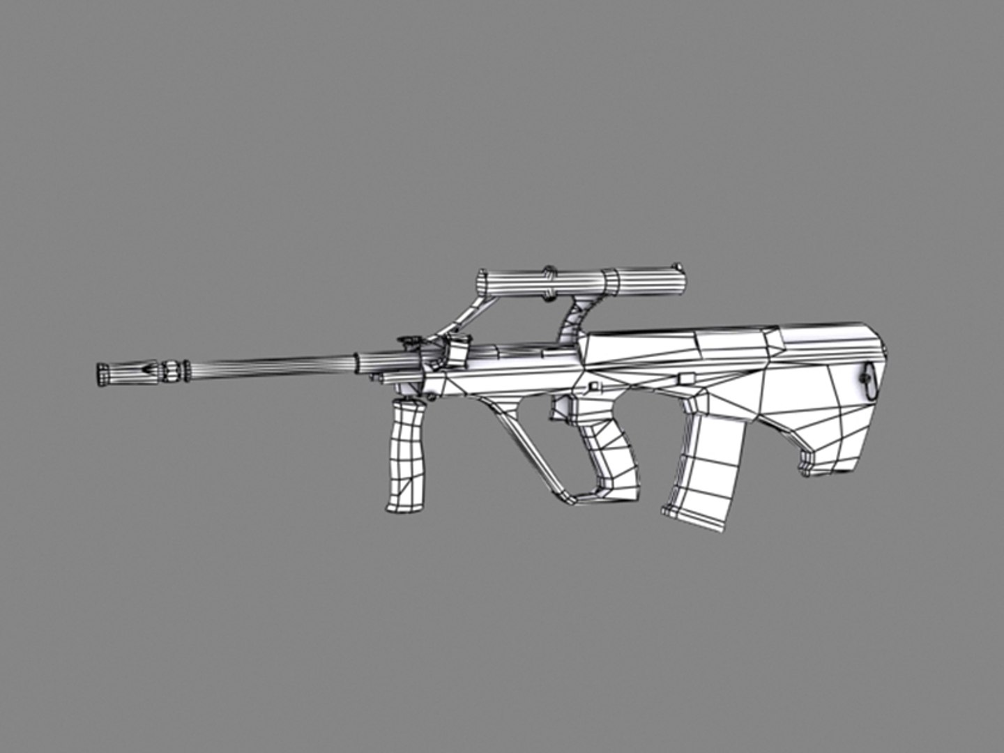 Steyr Aug 3d Max