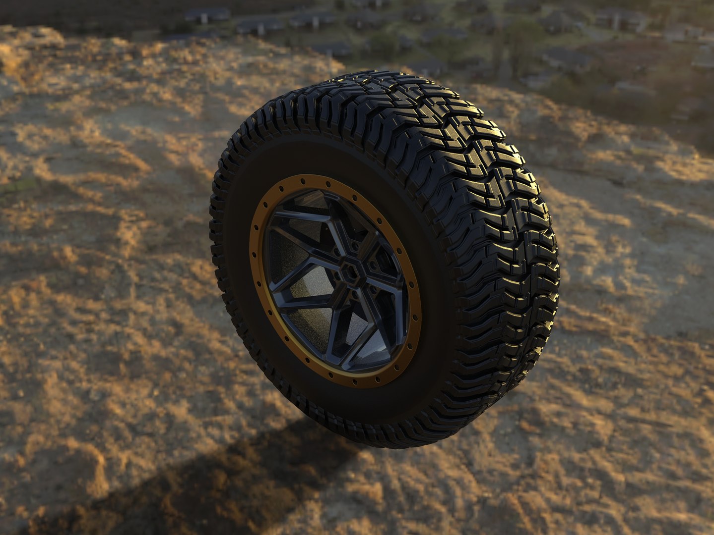 Free Off Road Tires 3D Model - TurboSquid 2220778