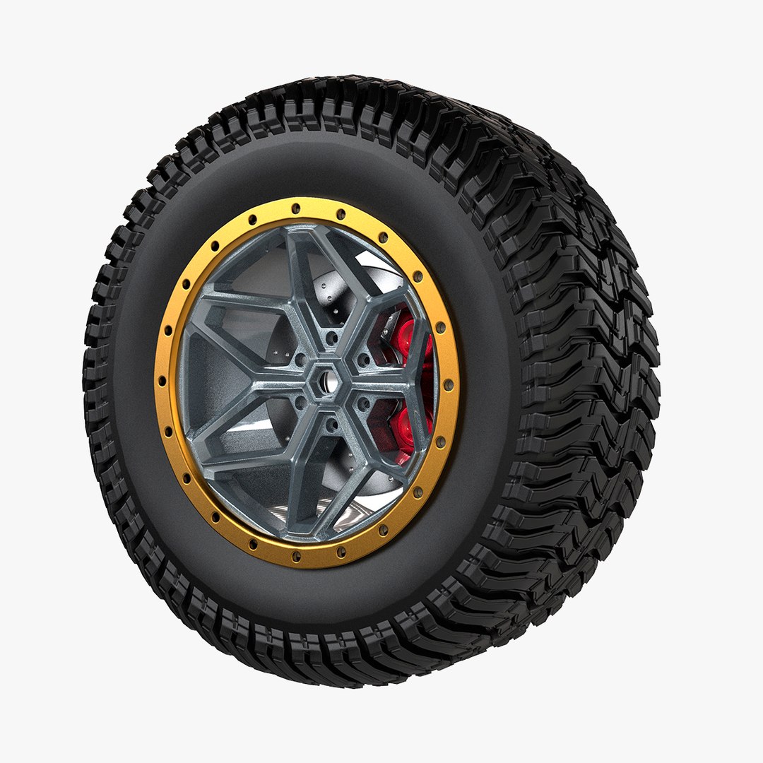 Free Off Road Tires 3D Model - TurboSquid 2220778