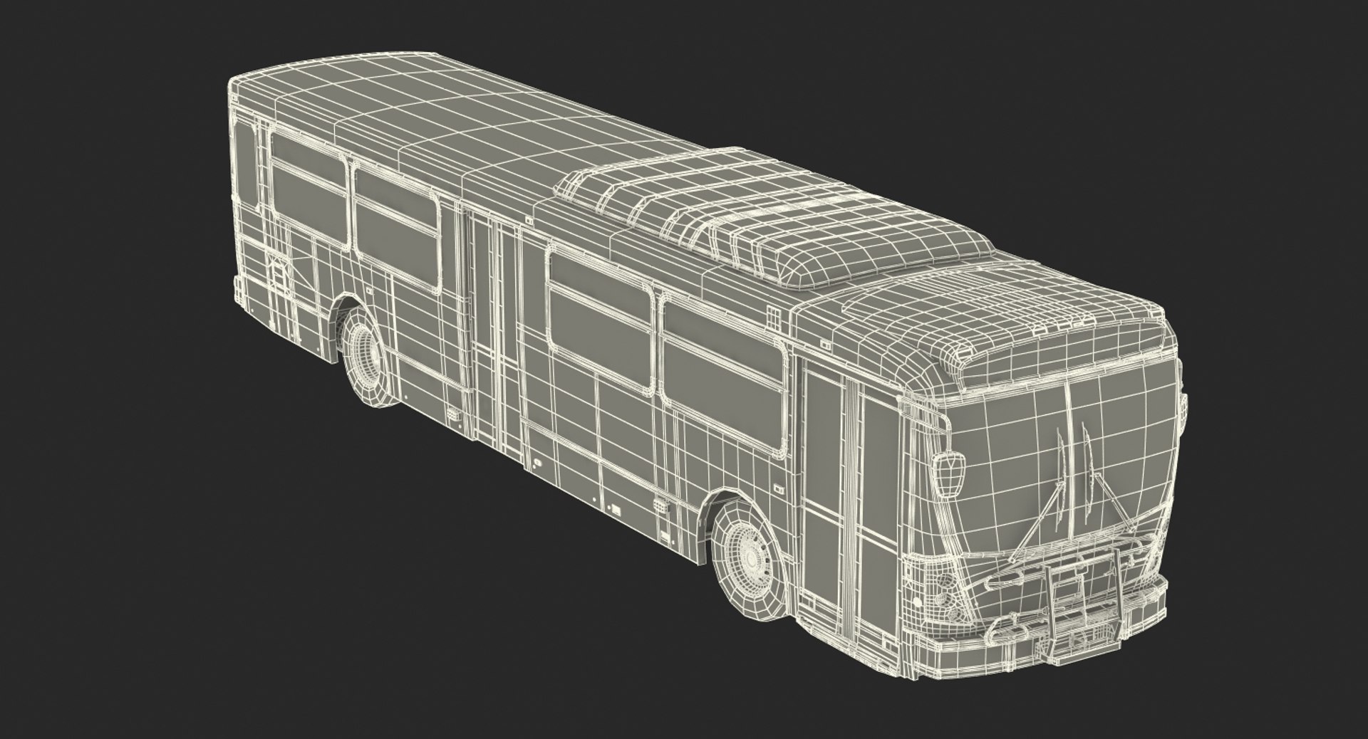 Bus Nabi 416 Nyc 3D Model - TurboSquid 1163797