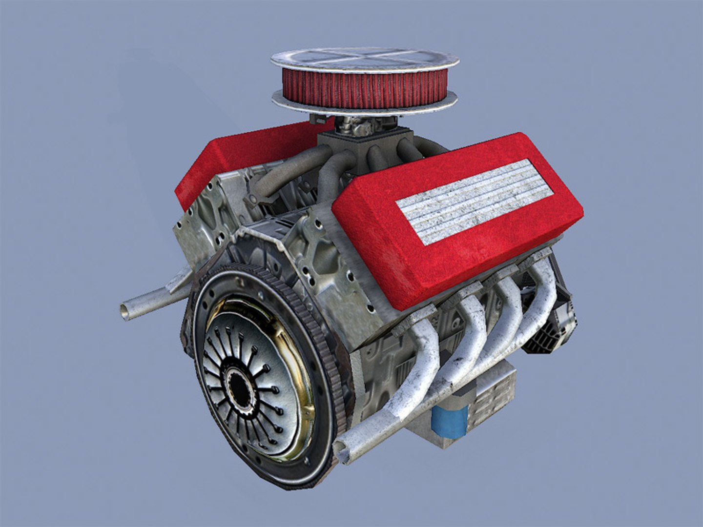 3d V8 Engine