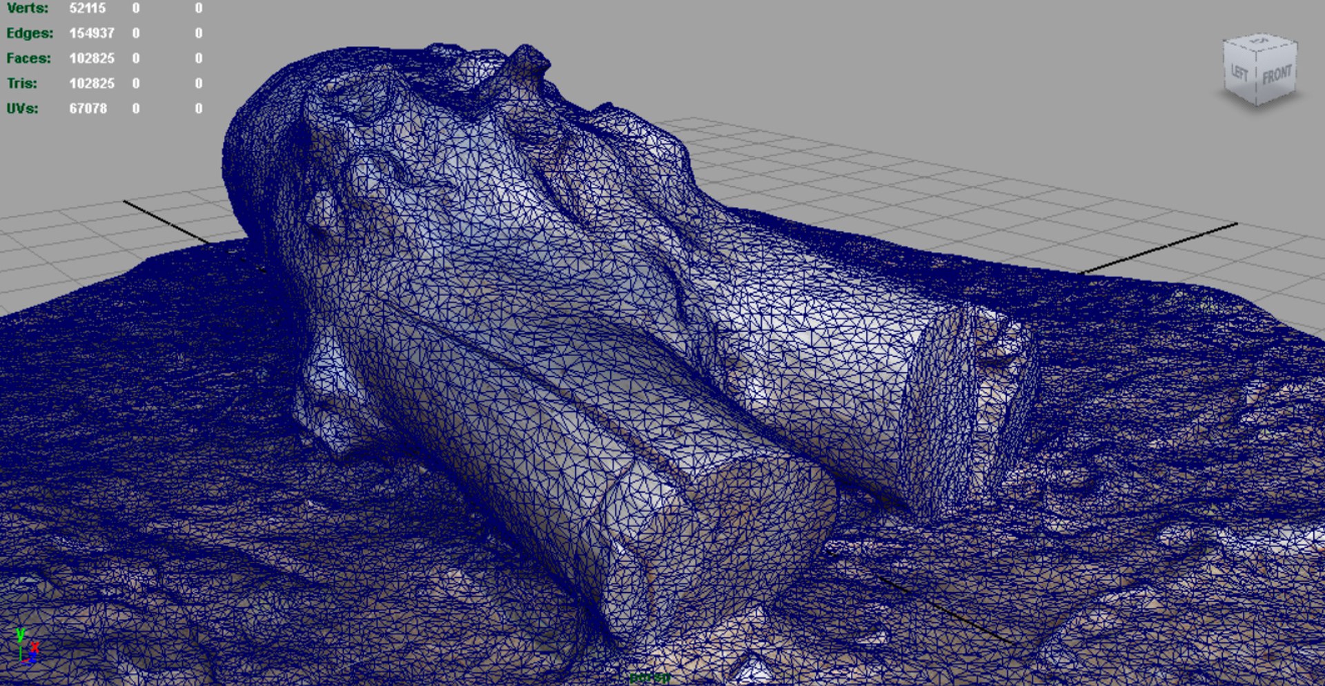 3D Model Realistic Dead Trunk - TurboSquid 1161192