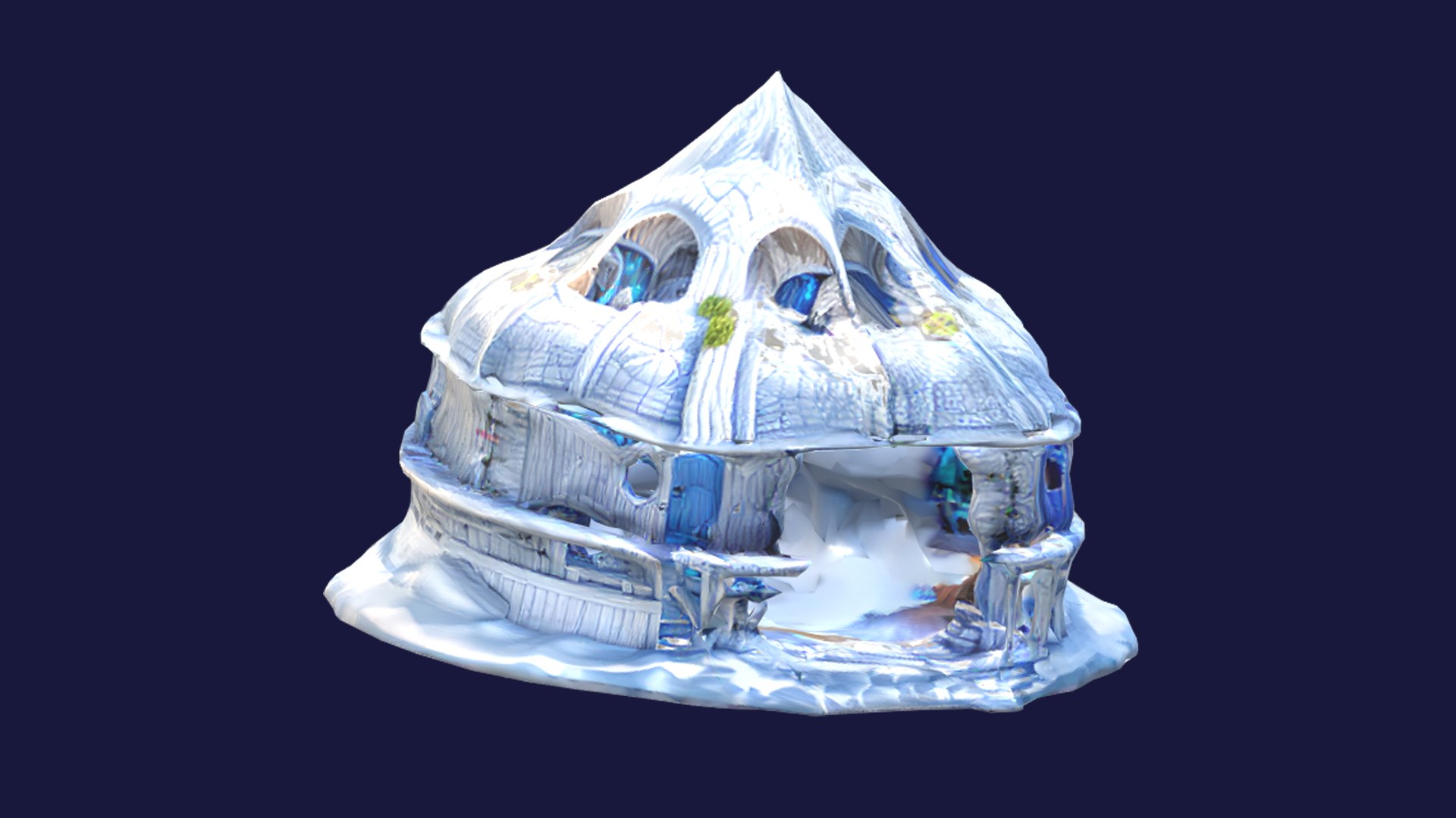 3D Igloo House Ice Home Model - TurboSquid 2144794
