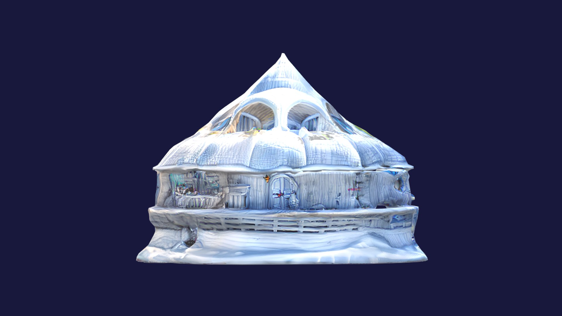 3D Igloo House Ice Home Model - TurboSquid 2144794