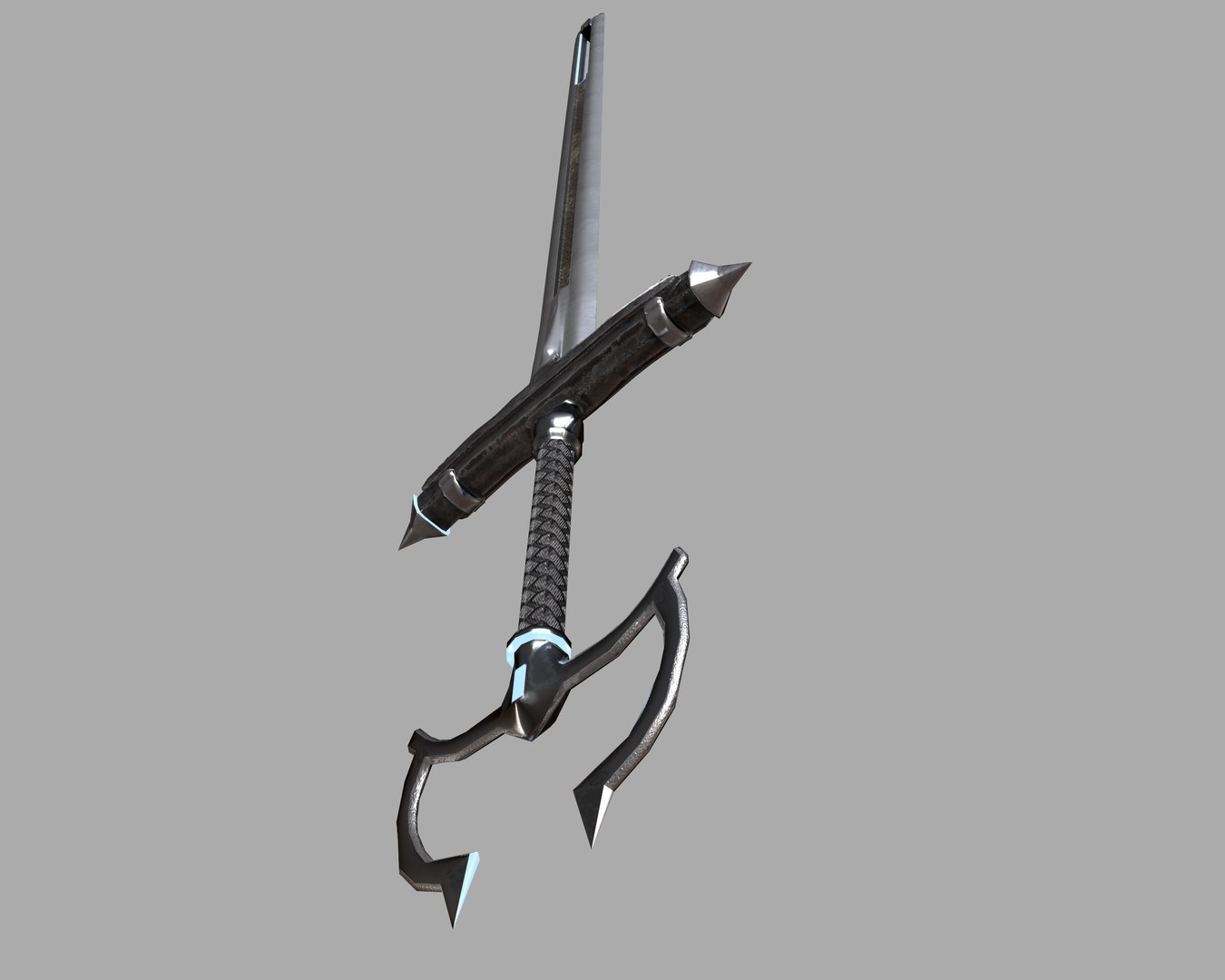 Two-handed heavy zweihander 3D model - TurboSquid 1209083