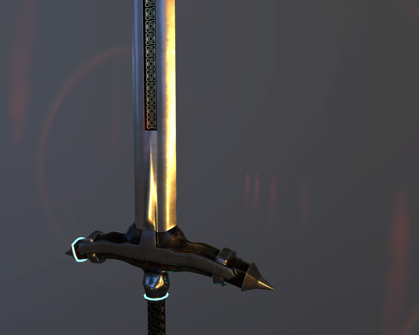 Two-handed heavy zweihander 3D model - TurboSquid 1209083