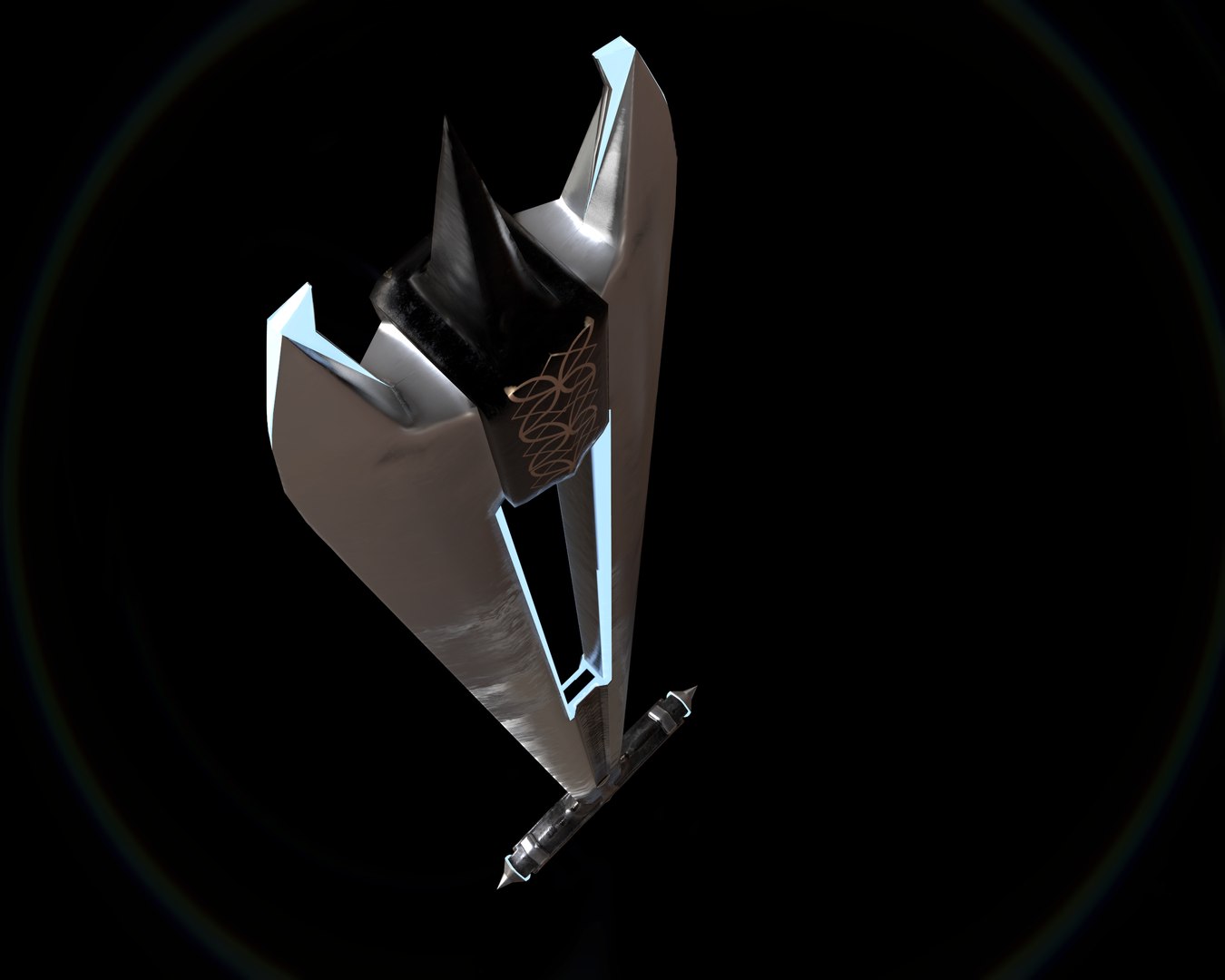 Two-handed heavy zweihander 3D model - TurboSquid 1209083