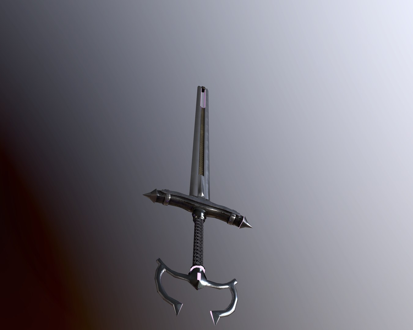 Two-handed heavy zweihander 3D model - TurboSquid 1209083
