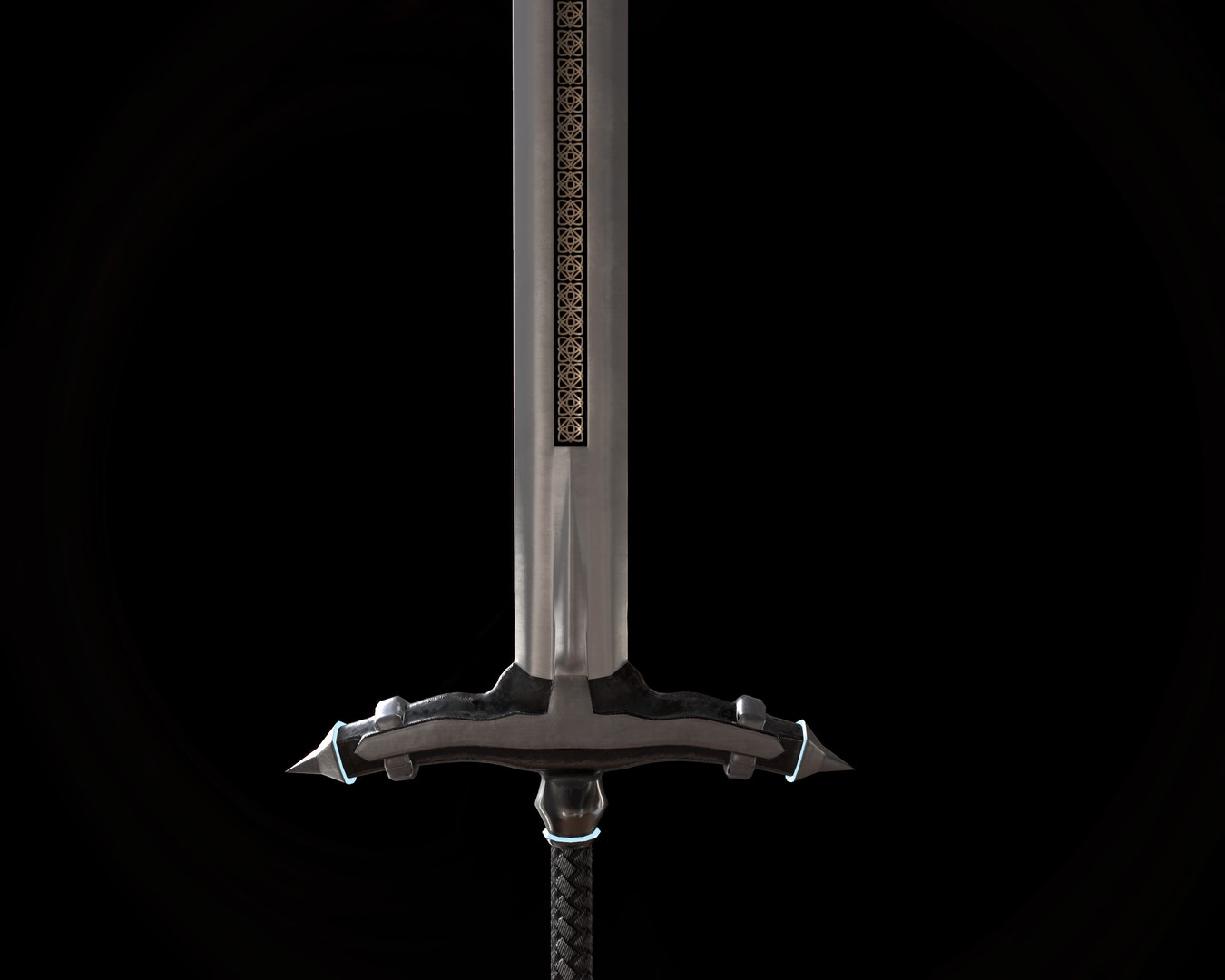 Two-handed heavy zweihander 3D model - TurboSquid 1209083
