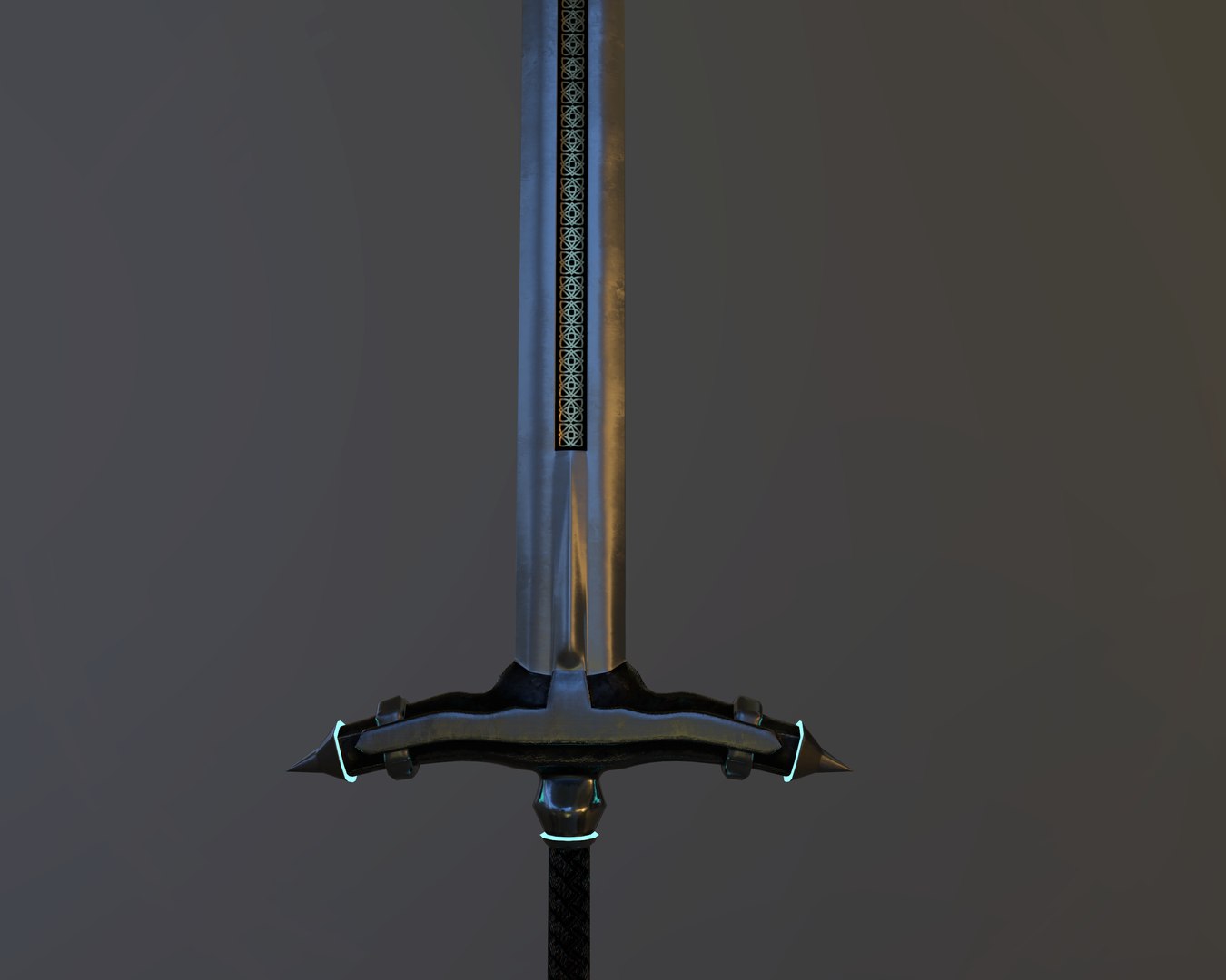 Two-handed heavy zweihander 3D model - TurboSquid 1209083