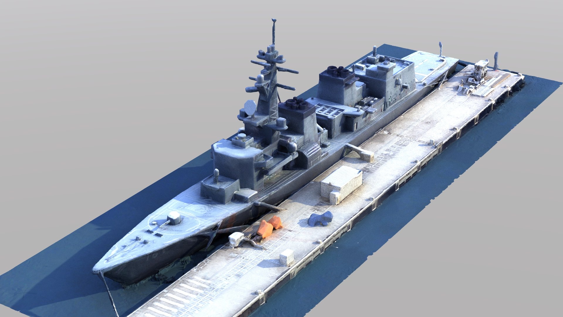 Warship 3D Model - TurboSquid 2039598