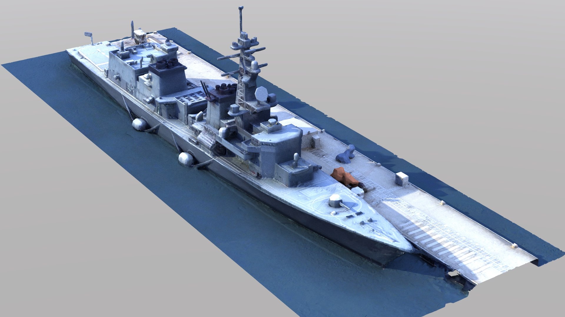 Warship 3D Model - TurboSquid 2039598