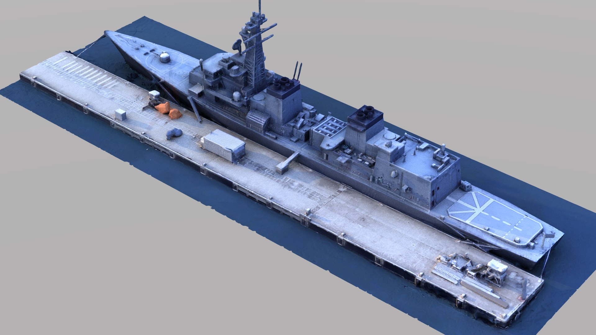 Warship 3D Model - TurboSquid 2039598