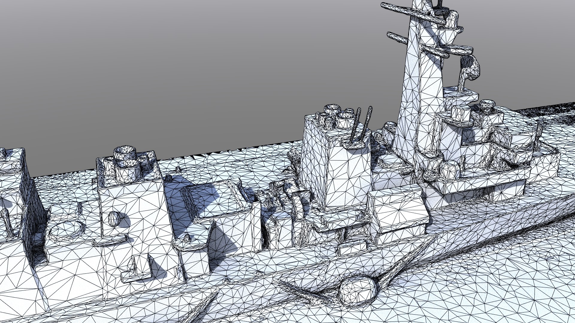 Warship 3D Model - TurboSquid 2039598