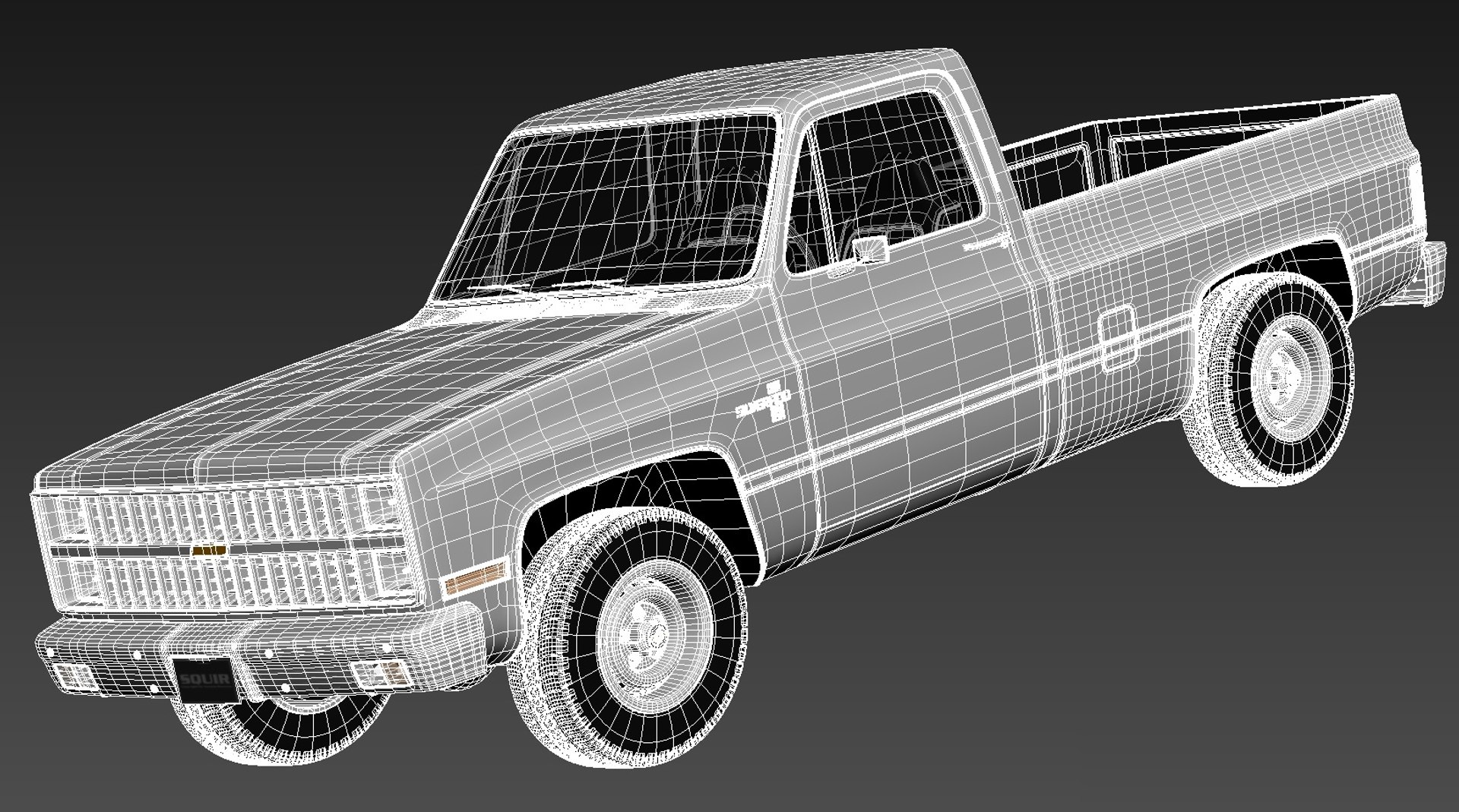 3d Model 1981 1987 Chevrolet