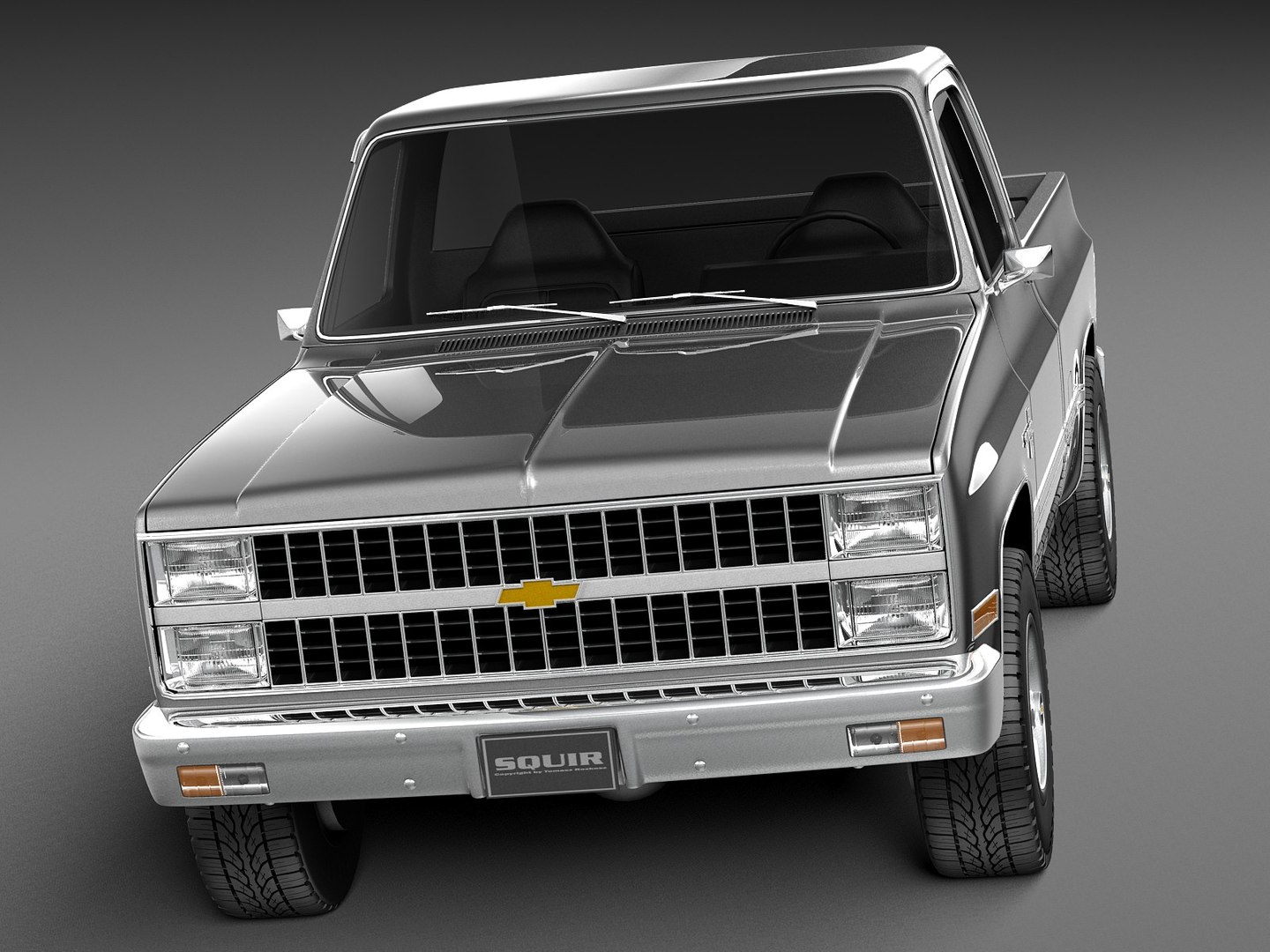 3d model 1981 1987 chevrolet