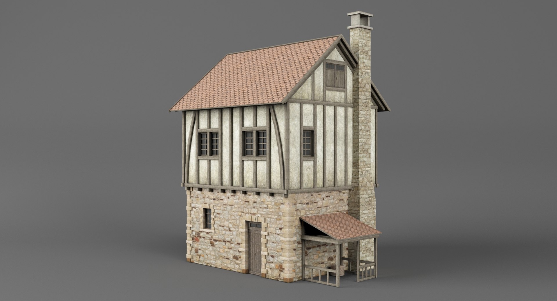 Ready Medieval House Model - TurboSquid 1235693