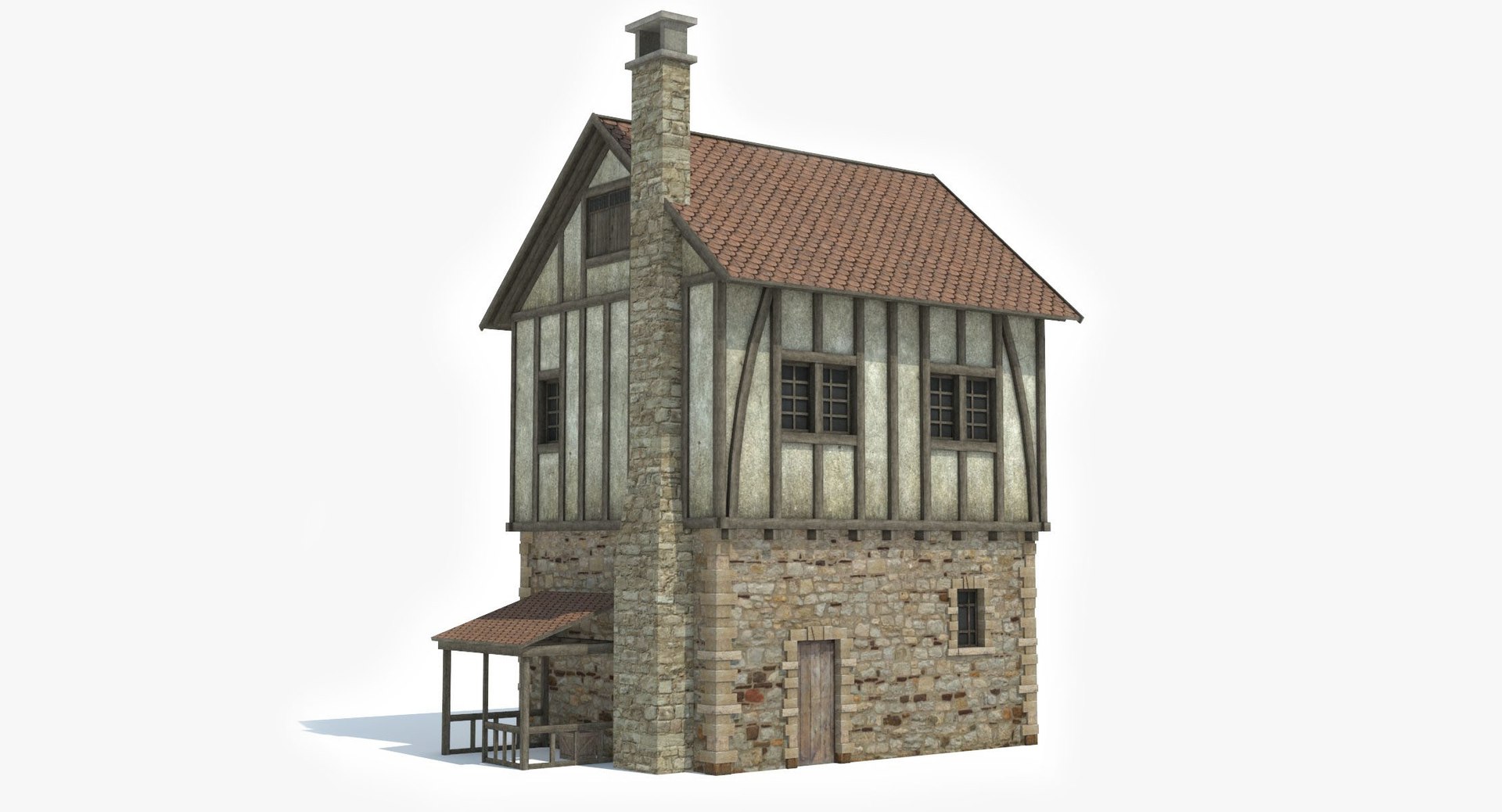 Ready Medieval House Model - TurboSquid 1235693