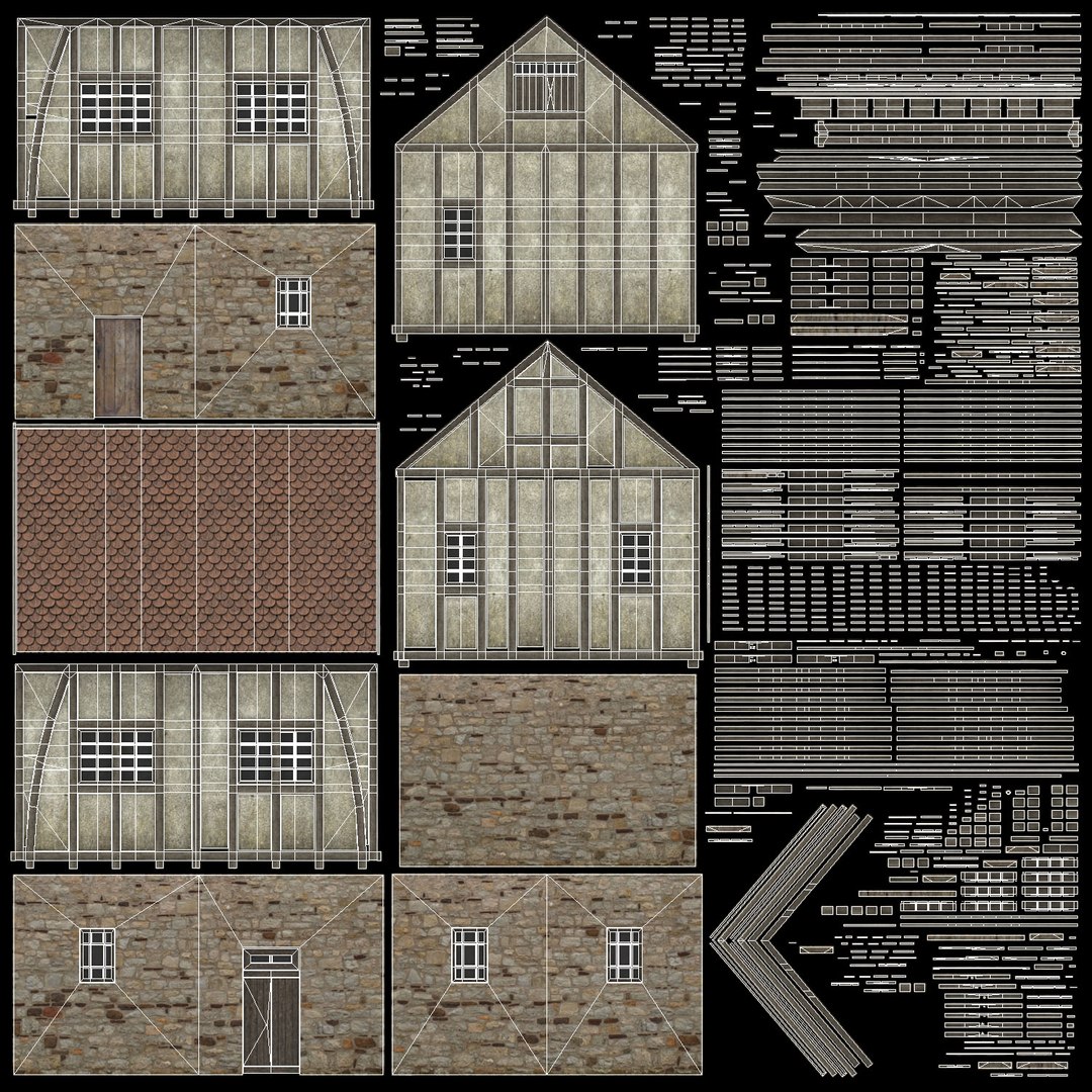 Ready Medieval House Model - TurboSquid 1235693