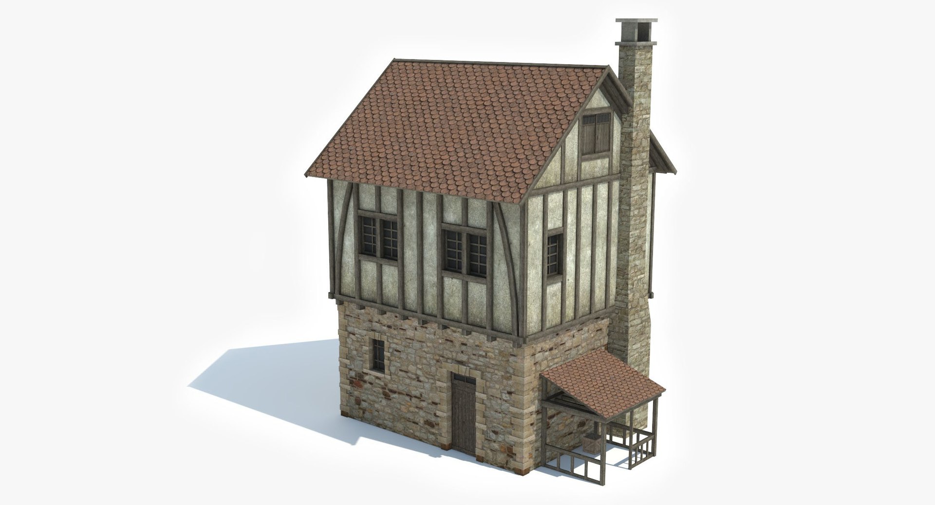 Ready Medieval House Model - TurboSquid 1235693