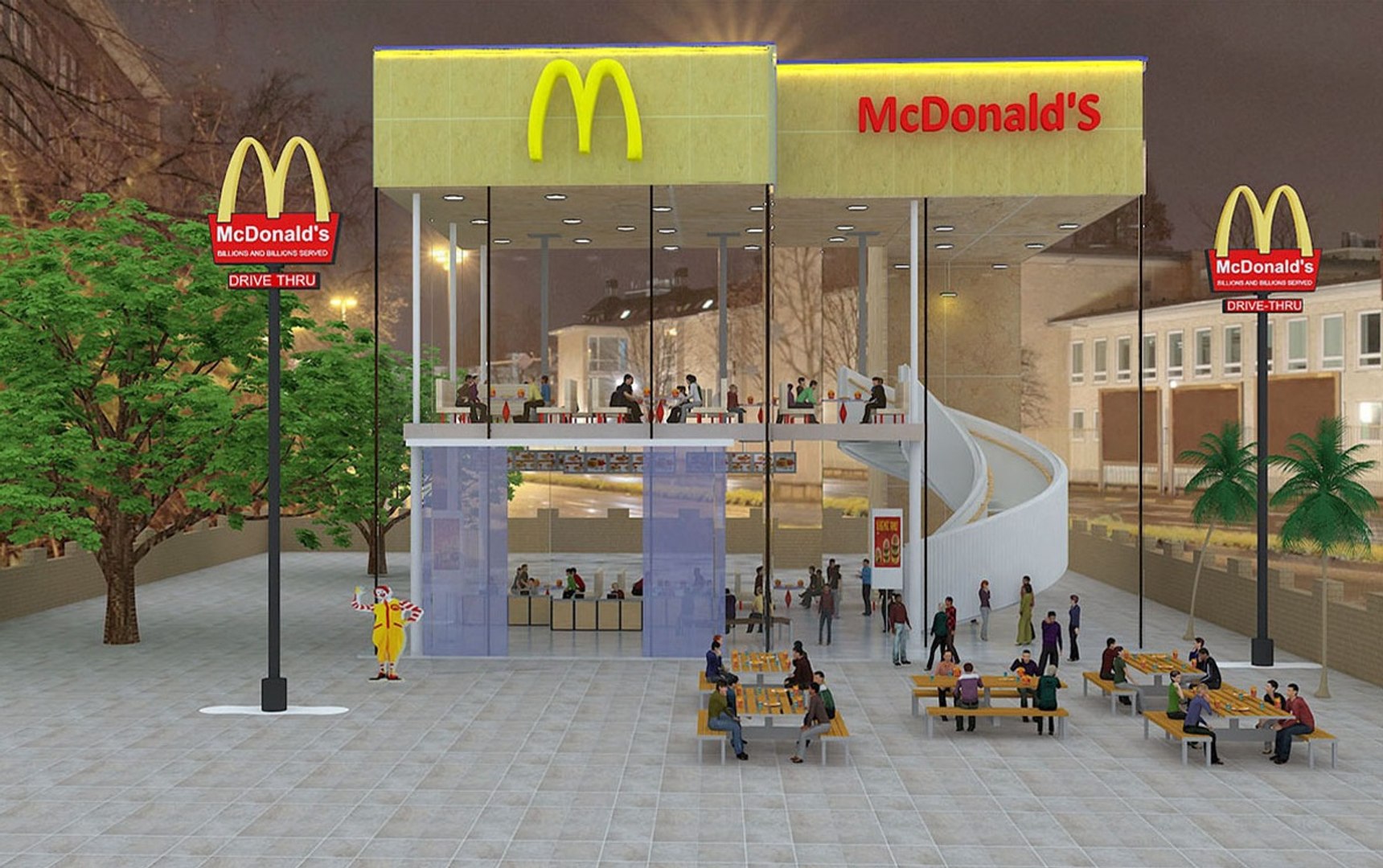 Mcdonalds Model - TurboSquid 1404876