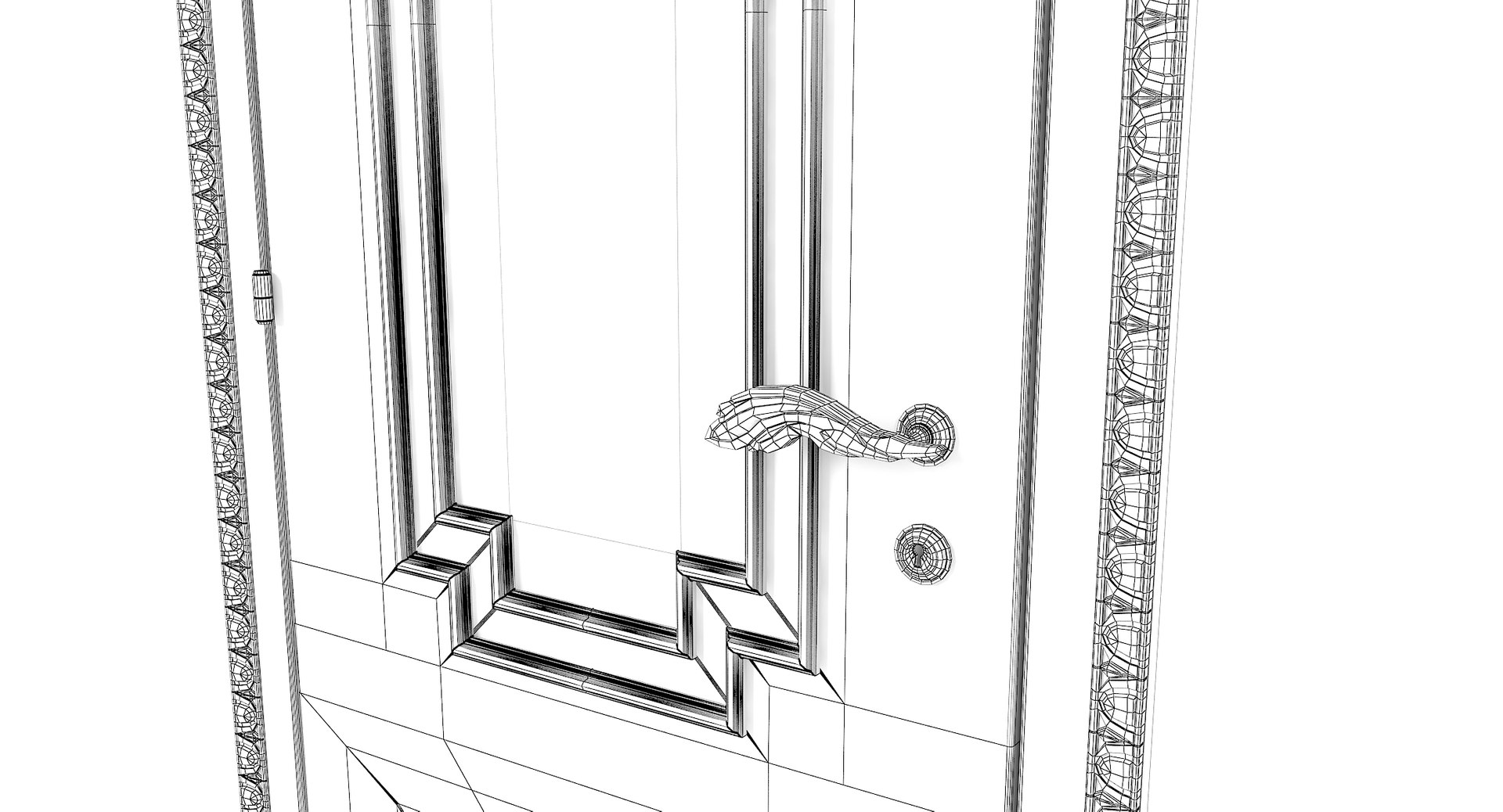 3D luxury interior doors - TurboSquid 1238535