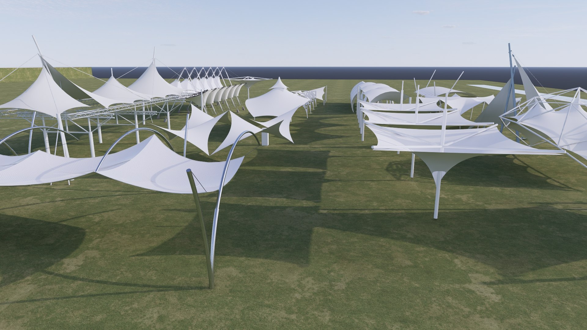 3D Tensile Structures Collection -A2 Model - TurboSquid 2385482