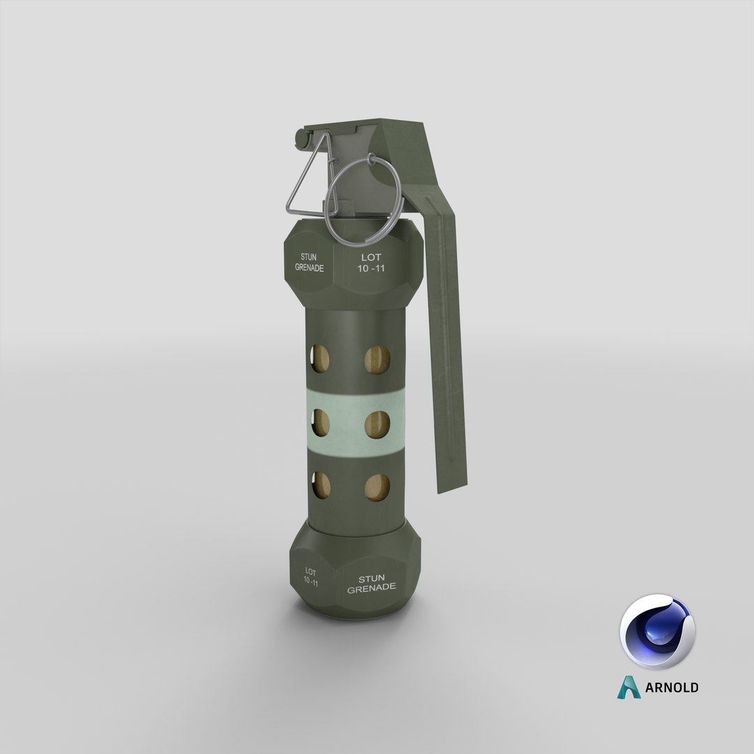 M84 Stun Grenade 02 3D Model - TurboSquid 2100111