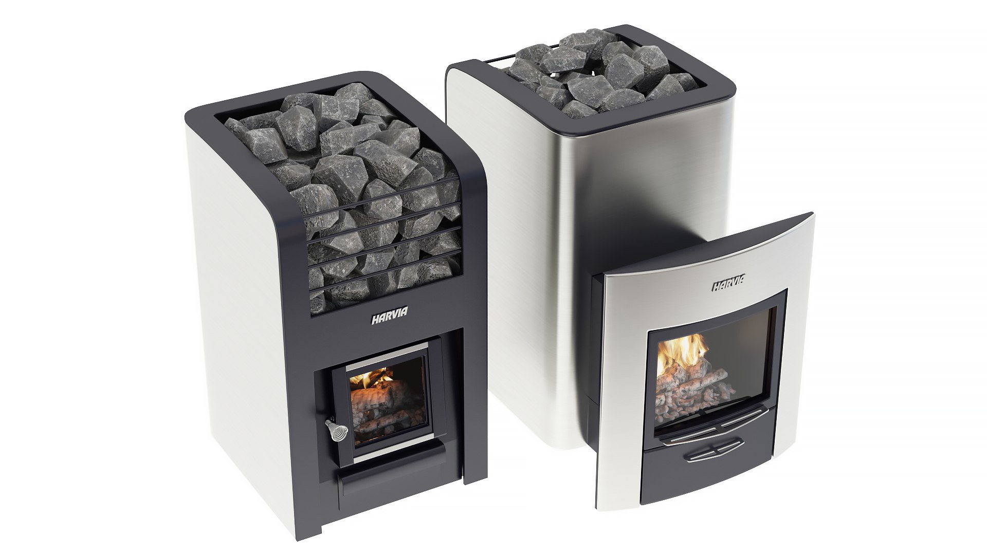 Two Harvia Classic Bath Stoves 3D Model - TurboSquid 2259521