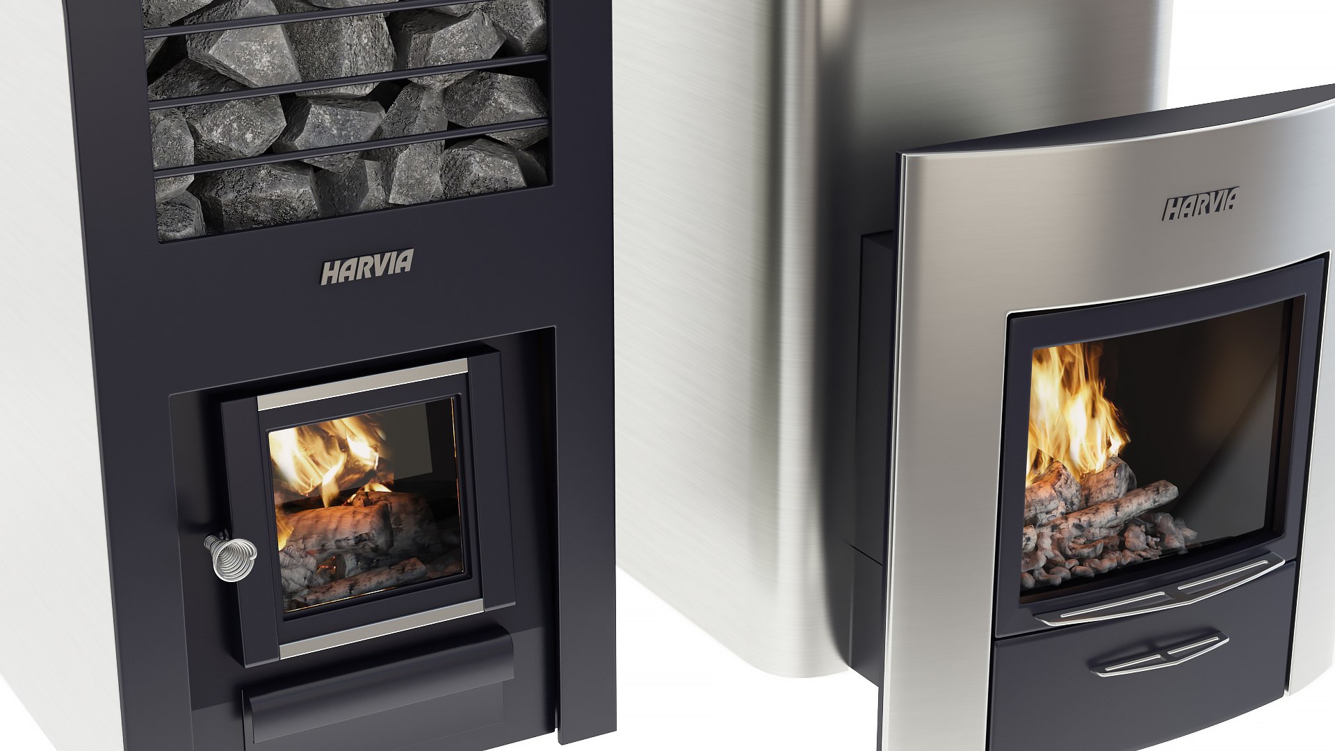 Two Harvia Classic Bath Stoves 3D Model - TurboSquid 2259521