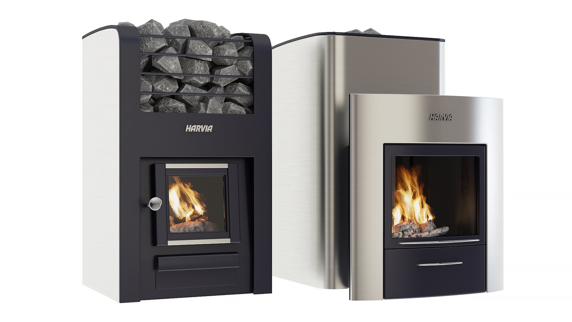 Two Harvia Classic Bath Stoves 3D Model - TurboSquid 2259521
