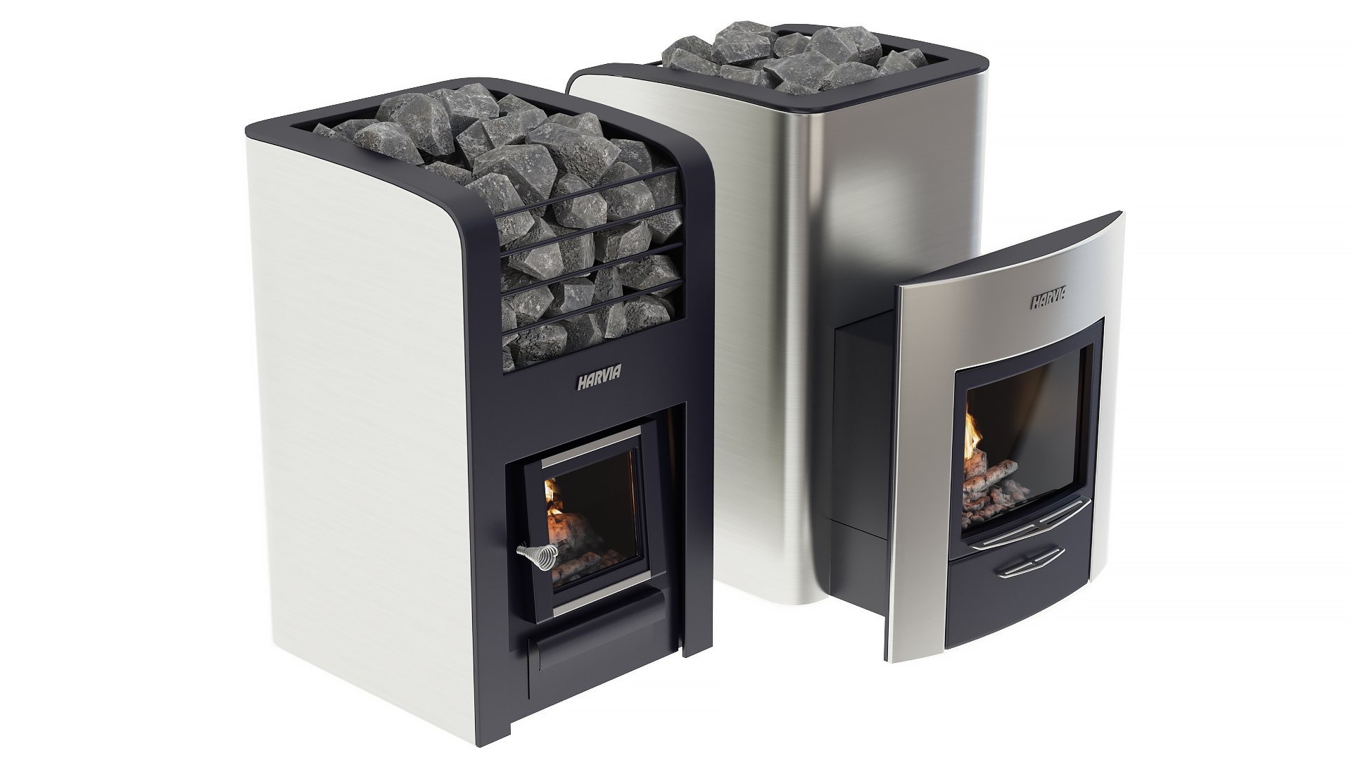 Two Harvia Classic Bath Stoves 3D Model - TurboSquid 2259521